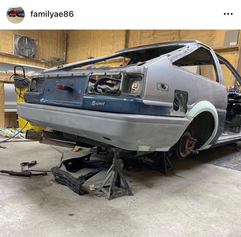 ae86 trueno Rear bumper | eBay