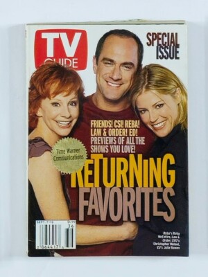 TV Guide Magazine September 7 2002 Reba McEntire Rochester Ed. No Label ...