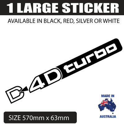 D4D Turbo Sticker Decal for Toyota Prado Diesel Landcruiser | eBay