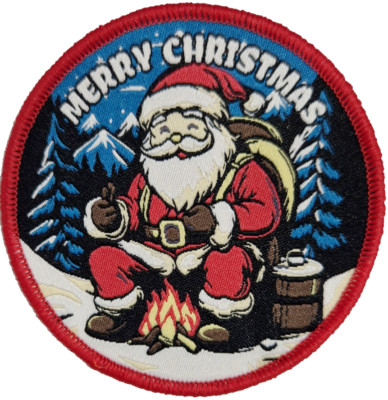 Merry Christmas badge Guide Guiding Scout Scouting patch patches badges ...