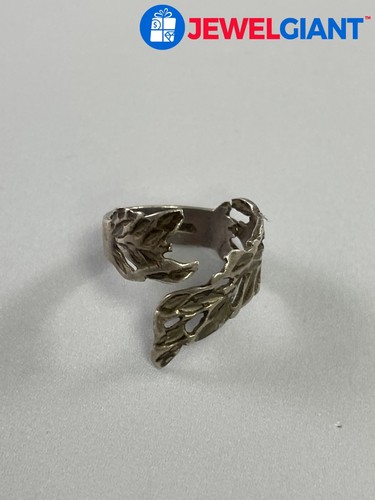 SIGNED STERLING SILVER 925 OPEN END RING SZ 5.25 2.7 G #EA396 | eBay