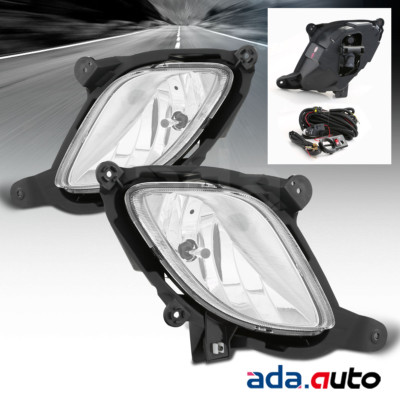 For 2010-2012 Genesis Coupe Jdm Clear Bumper Fog Lights Lamps W/Switch ...