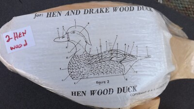 Vintage Stoney Point Decoys Do-A Duck Hen Wood Duck Solid Wood Kit Made ...