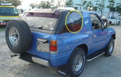 HOLDEN MU - 2DR 4WD 1990 - DRIVERS - RIGHT SIDE - CARGO GLASS - (Second ...