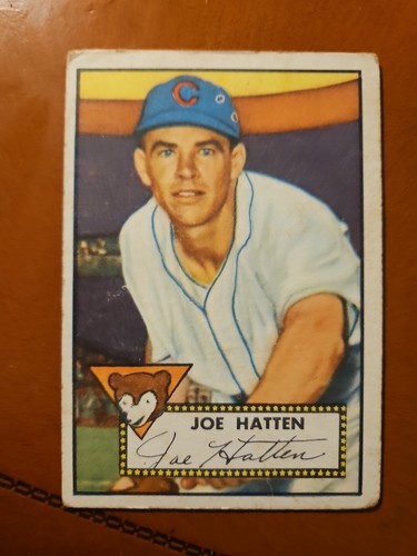1952 Topps Baseball #194 Joe Hatten VG Chicago Cubs | eBay