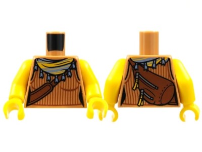 New LEGO Goddess Torso Body Sleeveless Shirt Apocalypse Scarf Tassel ...