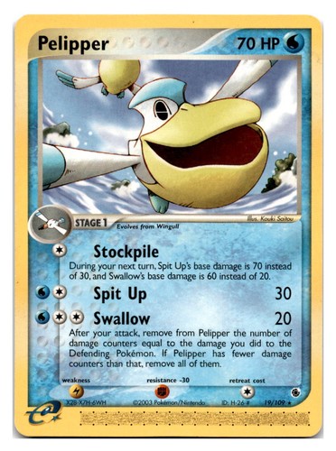 Pelipper #19/109 Ruby and Sapphire Pokemon tcg | eBay