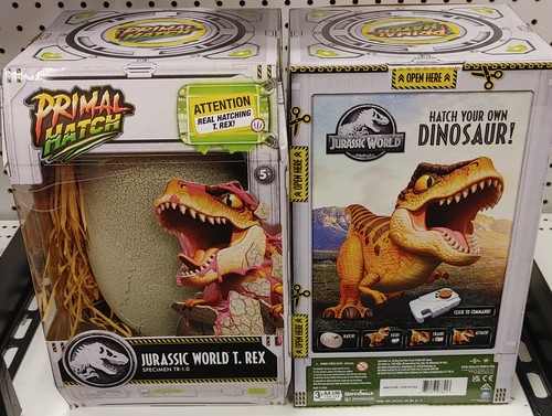 C0 Jurassic World Primal Hatch Interactive Hatching Egg Dino T.Rex ...