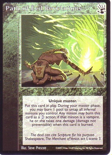 Path of Evil Revelations VTES CCG BH | eBay
