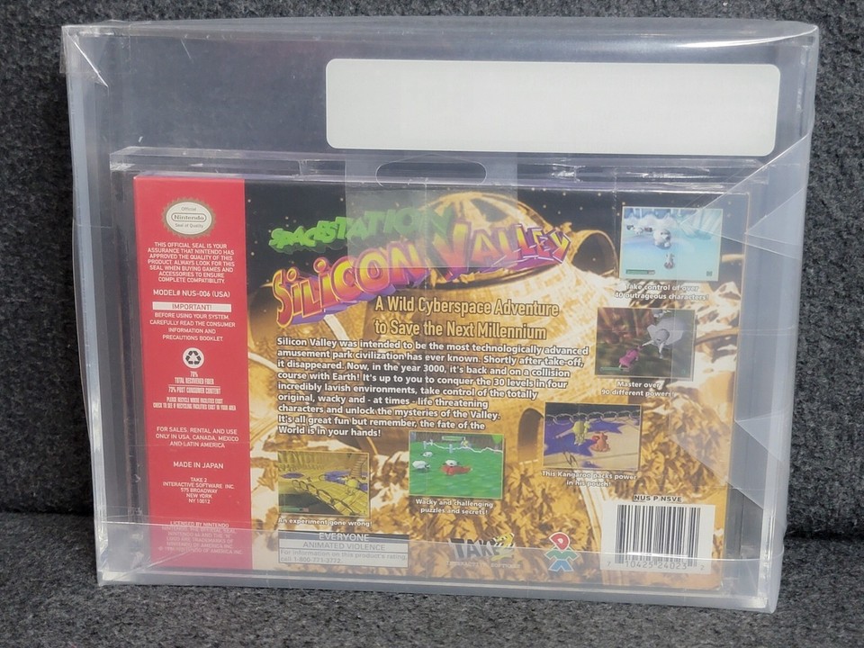 N64 SPACE STATION SILICON VALLEY VGA 85+ New Sealed CGC Nintendo 64 ...
