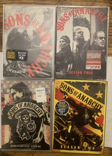 Sons Of Anarchy DVD Set Seasons 1-4 Box Sets Tv Shows Netflix Charlie ...