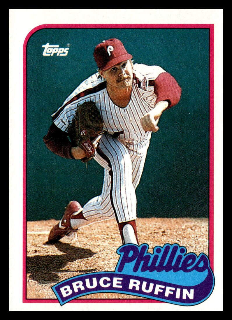 1989 Topps #518 Bruce Ruffin Philadelphia Phillies Baseball Card | eBay