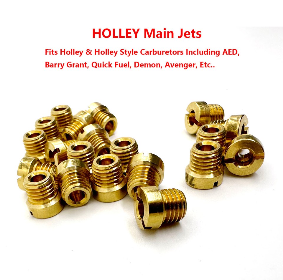 Holley Carb Carburetor Gas Main Jets Kit 40-110 1/4-32 | 20 Pack ...