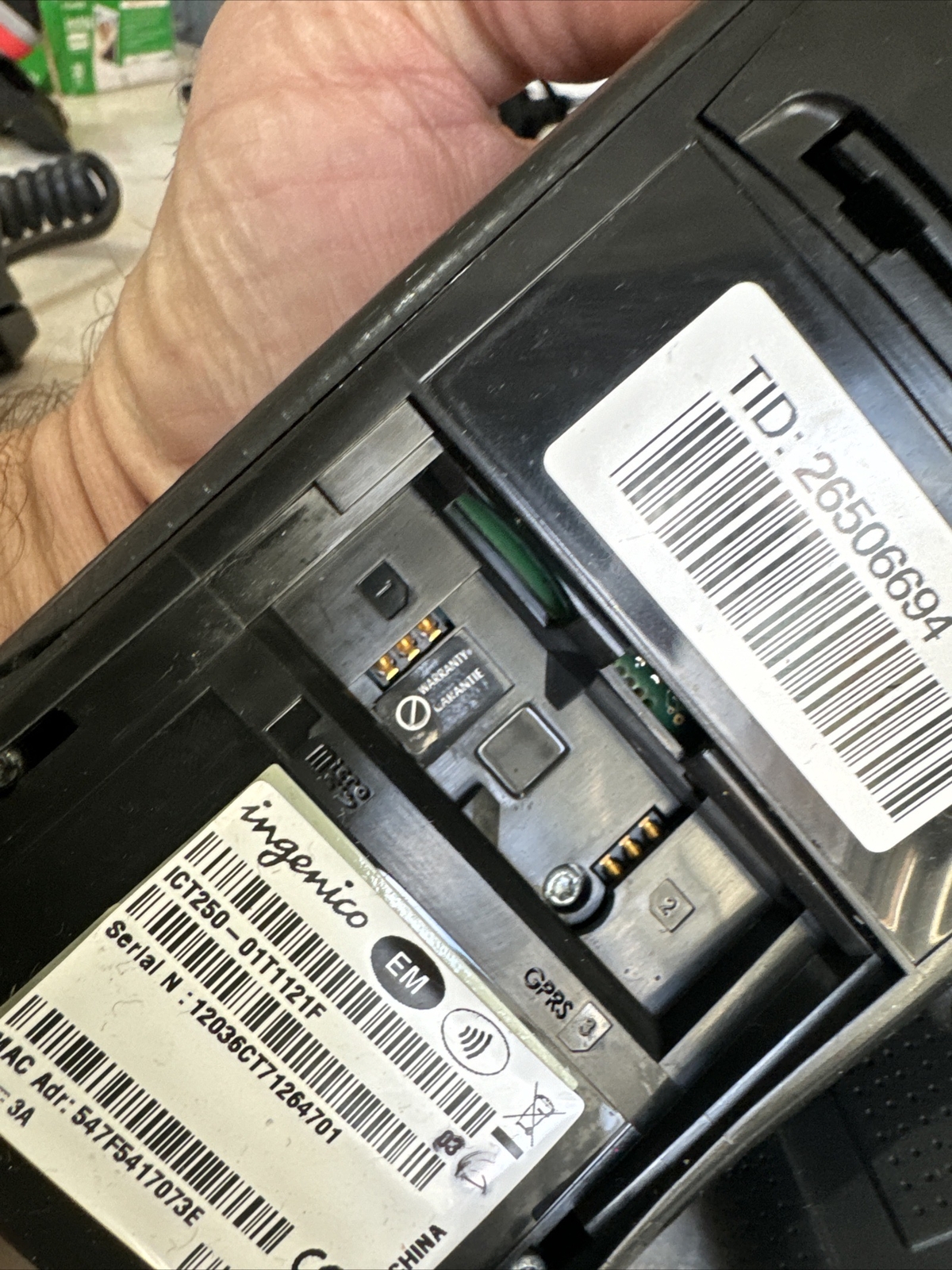 Ingenico Worldpay iCT250 Black Credit Card Machine Terminal with Magic ...