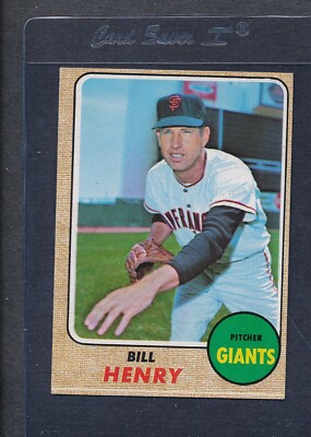 1968 Topps #239 Bill Henry Giants EX/MT *9433 | eBay