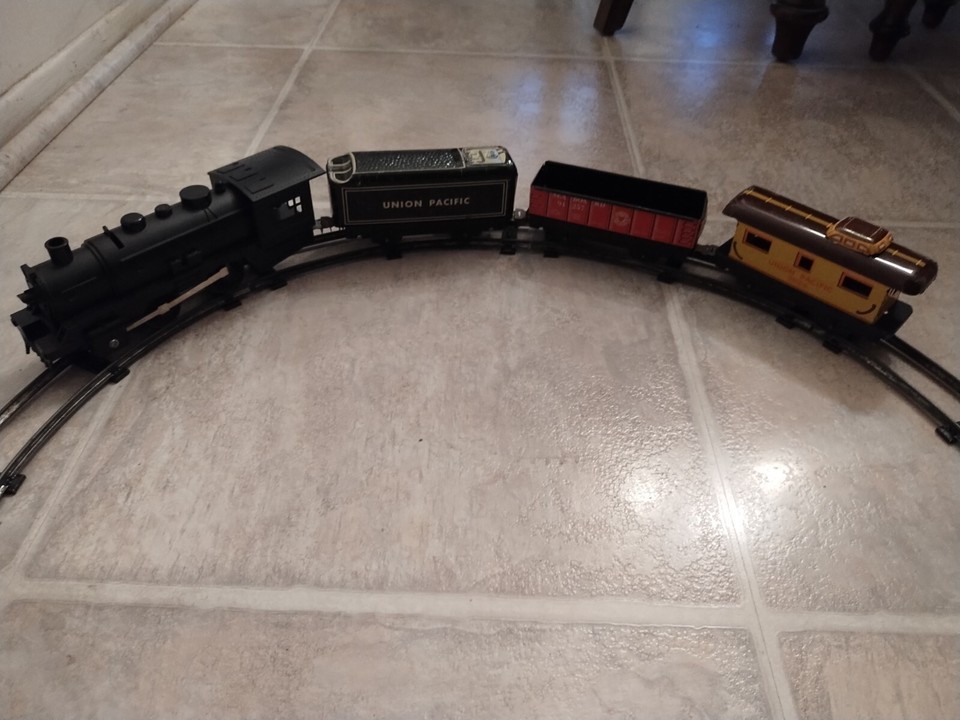 VINTAGE Marx Mar Lines Mechanical Wind Up Train Set w/ tracks ...