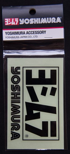 (Tuning)-Autocollant STICKER - YOSHIMURA /85x56mm /NOIR /PRODUIT ...