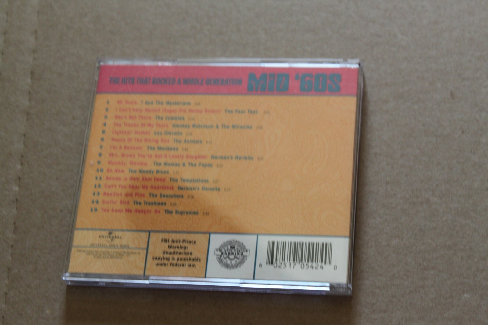 Classic Sixties Collection CD: Mid '60s (2006) MINT | eBay