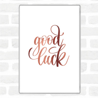 Good Luck Quote Jumbo Fridge Magnet | eBay UK