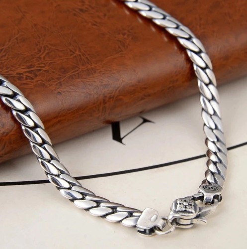 New Silver Necklace 925 Men Woman Unisex Hip Hop Handmade 45-65 cm Express | eBay