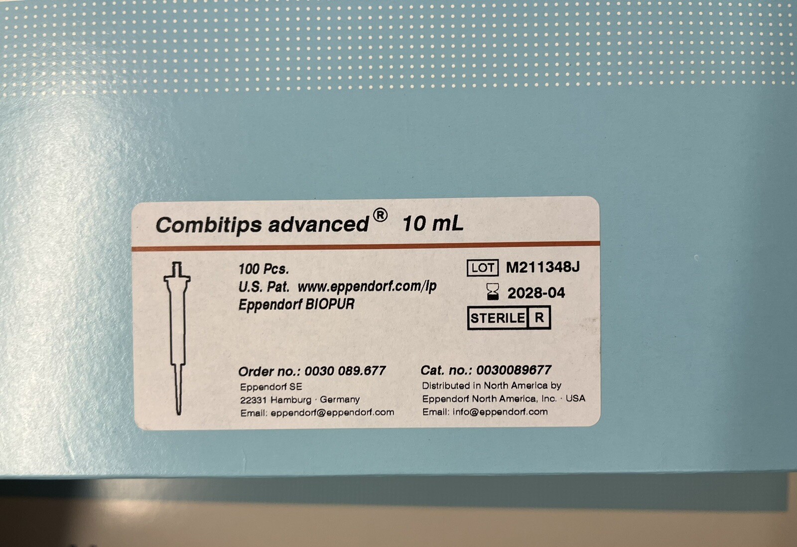 10 ml Combitips advanced, Eppendorf Biopur5x100