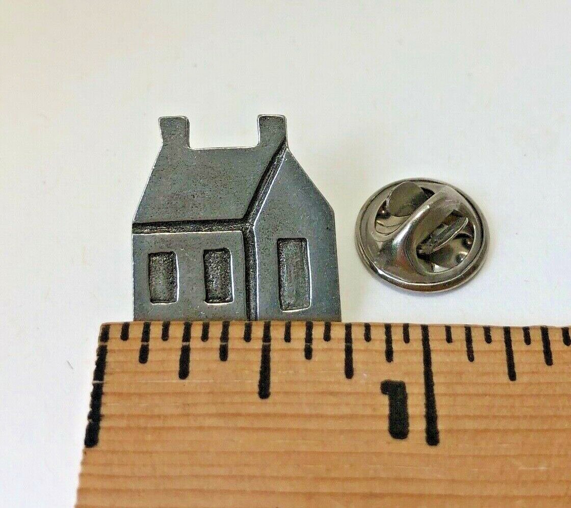 Maiden Vermont Colonial House Pewter Stick Pin Tie Danforth Pewter ...