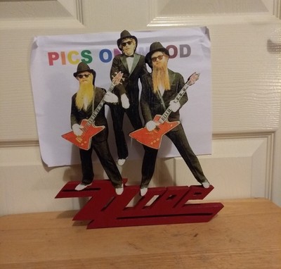 ZZ TOP, HAND MADE WOODEN ORNAMENTAL FIGURE , | eBay