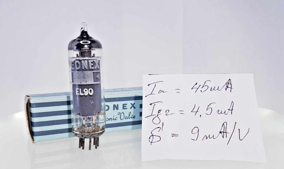 1 x TESTED EL90 TEONEX STRONG 6AQ5A BEAM POWER TUBE 6L31 CV1862 BOX | eBay