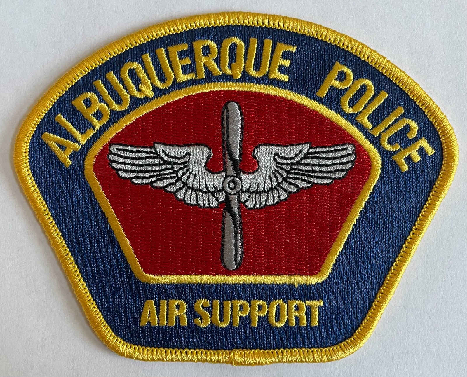 Albuquerque Police Department Air Support Shoulder Patch Gold/ Blue | eBay