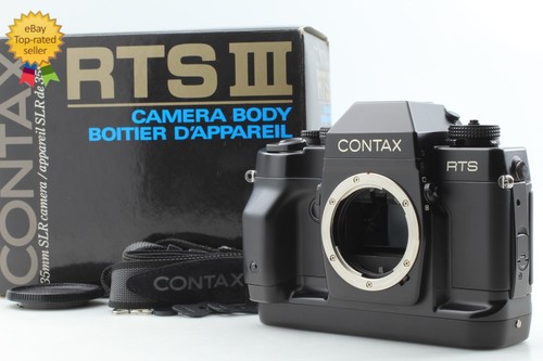 Rare [A Unused in Box] Contax RTS III SLR 35mm Film Camera Black Body ...