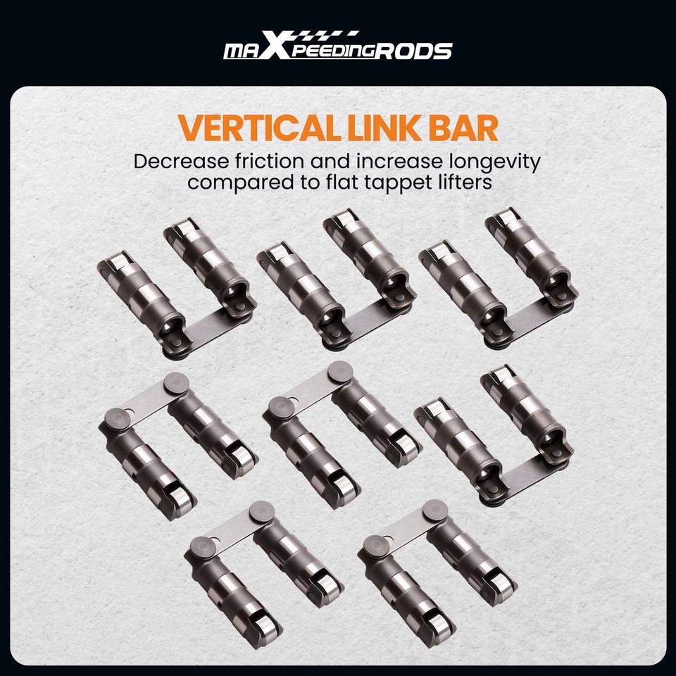 Hydraulic Roller Lifter kit for Chevy for Chevrolet SBC V8 265 350 400 ...