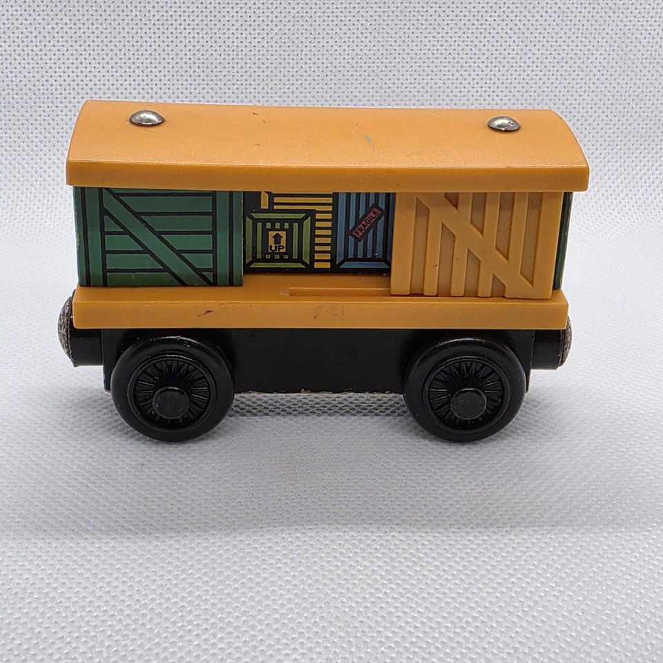 Thomas The Train Box Car Wooden Railway Friends Engine Sliding Door ...