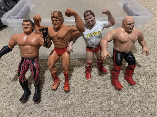WWF/WWE Figures LJN Lot Of 4 - Piper, Orndorf, Beefcake, Steele-read ...