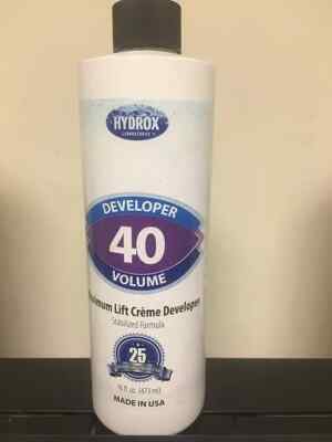 Hydrox 40 Volume Developer Maximum Lift 16oz PK-1 | eBay