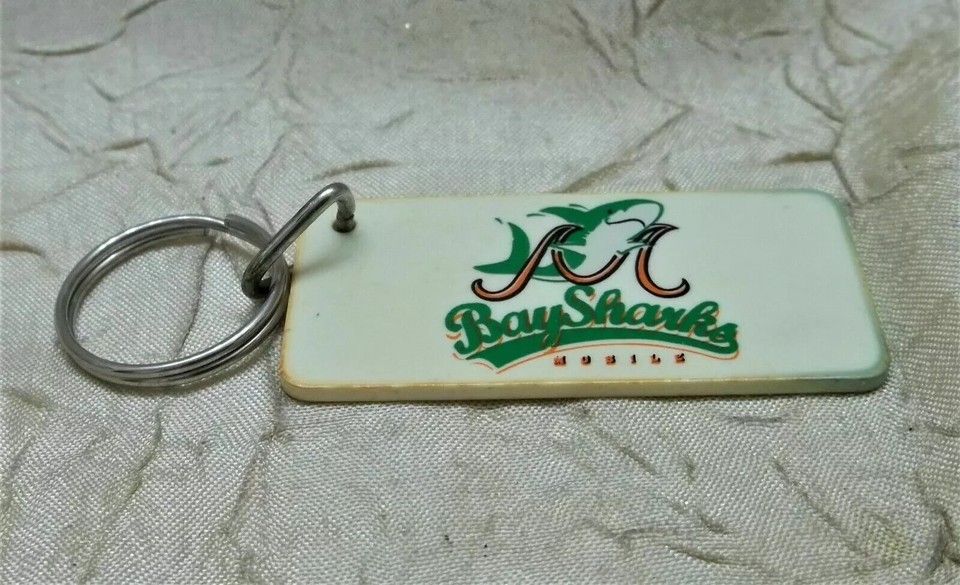 Mobile BaySharks Plastic Key Ring & Eraser Defunct Team Mobile AL ...