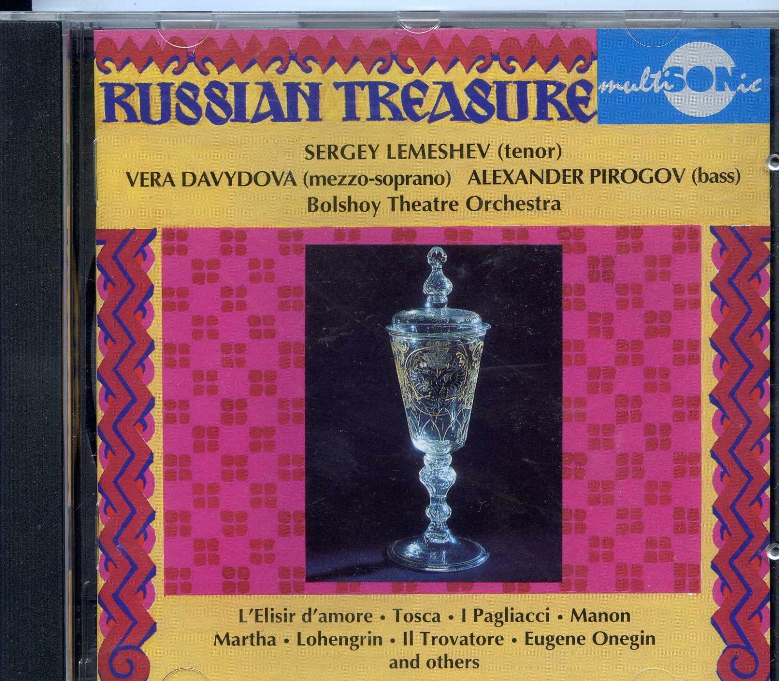 Famous Opera Arias (CD) Tosca,I Pagliacci,Manon,Evgene Onegin,Boris ...