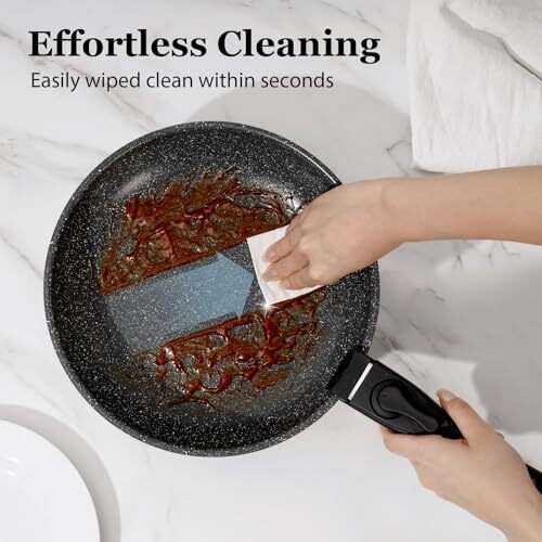 SODAY 15Pcs Pots and Pans Set Non Stick, Cookware Sets with Detachable ...