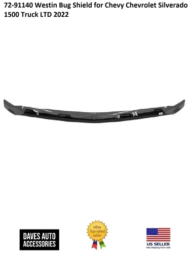 Westin Bug Shield Gloss Smoke for Chevy Chevrolet Silverado 1500 Truck ...