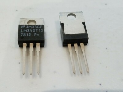 LM340T-12 Linear Voltage Regulator 12 Volt 1.5 Amp TO-220 National Semi ...