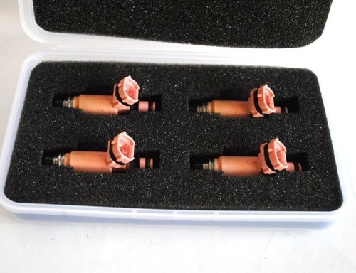 4 Pink 550cc 565cc fuel injectors Direct for Impreza WRX Forester DENSO ...