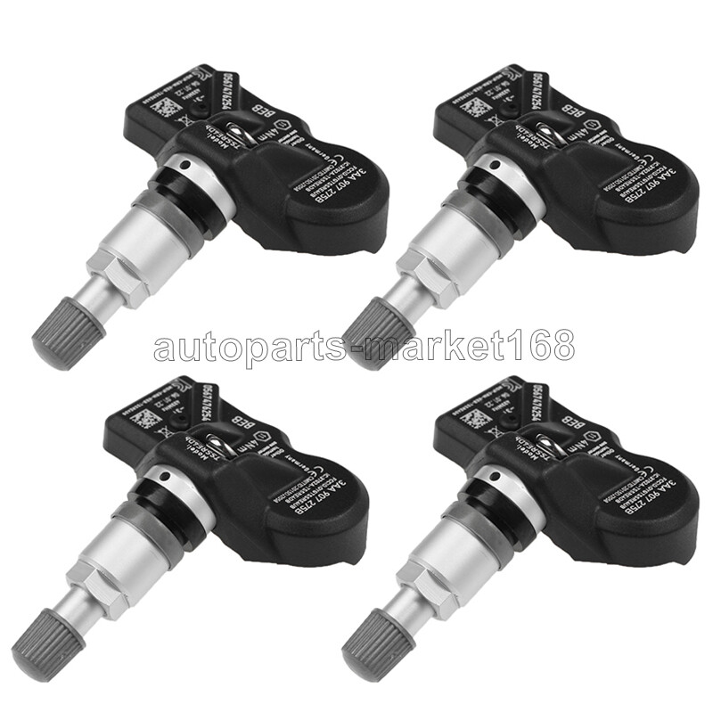 4x TPMS 3AA907275B Tire Pressure Sensor 433MHz For Volkswagen CC 2012 ...