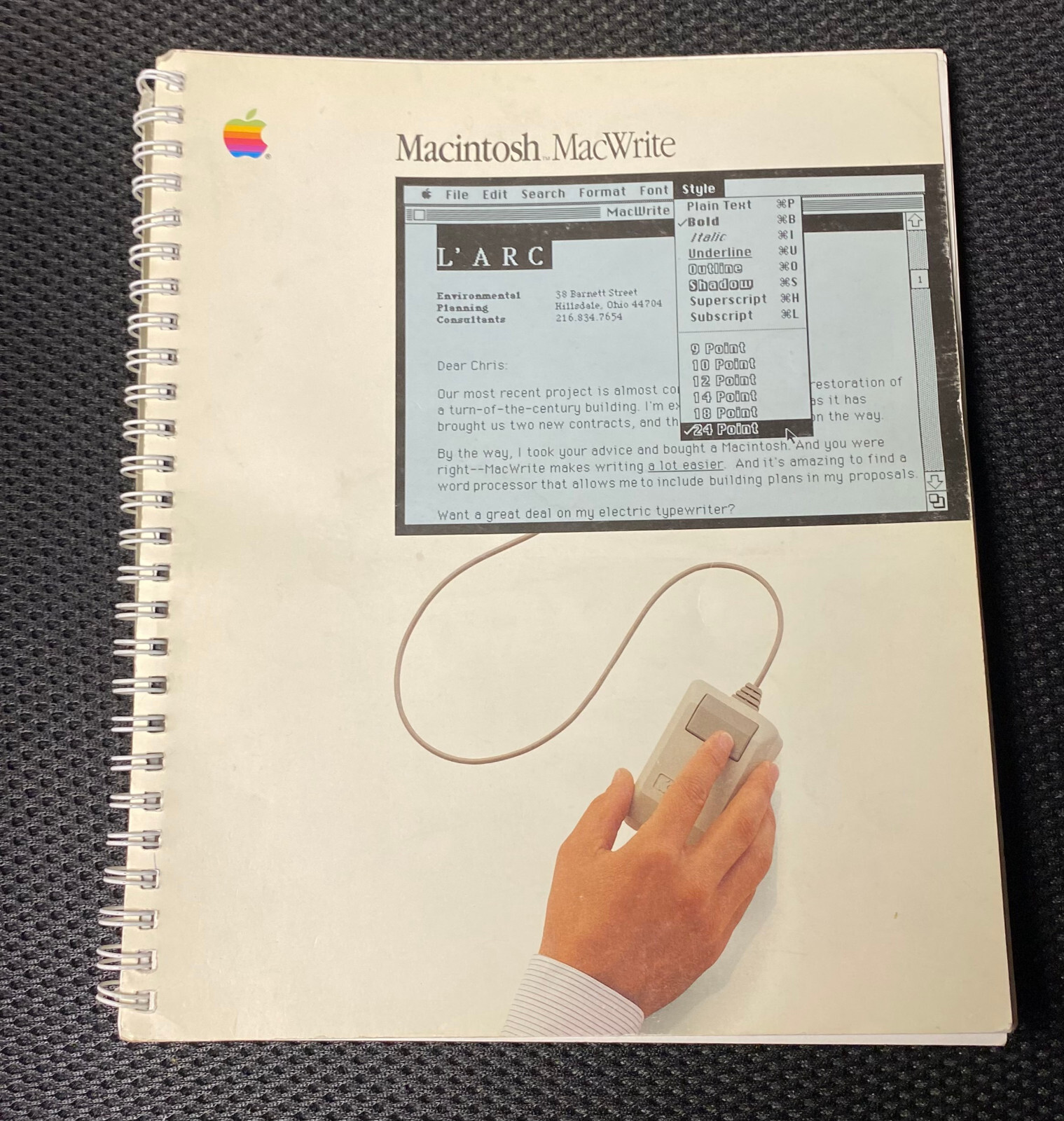 Macintosh MacWrite Manual | eBay