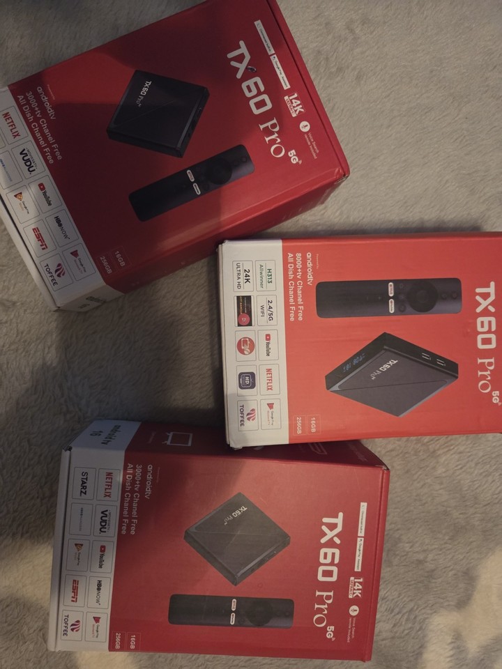 Smart TV Box TX60 Pro Android 16, 16GB/256GB | eBay UK