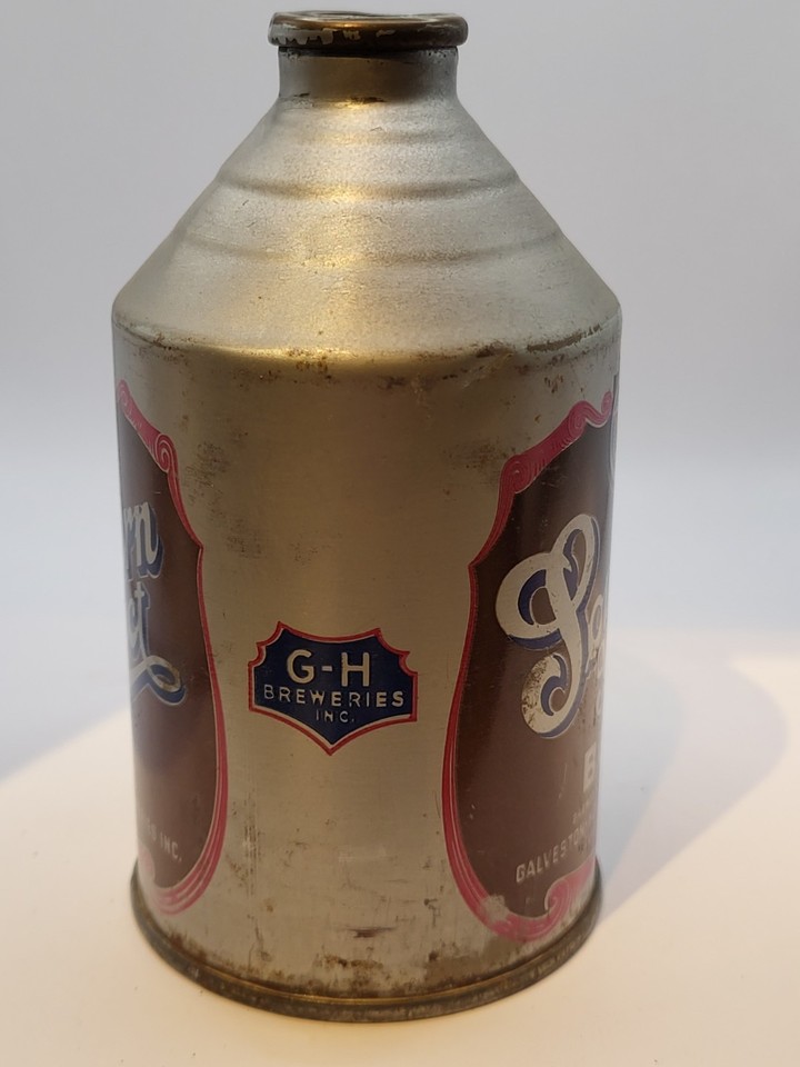 SOUTHERN SELECT CROWNTAINER CONE TOP BEER CAN IRTP 4 LINE PATENT BOX G ...