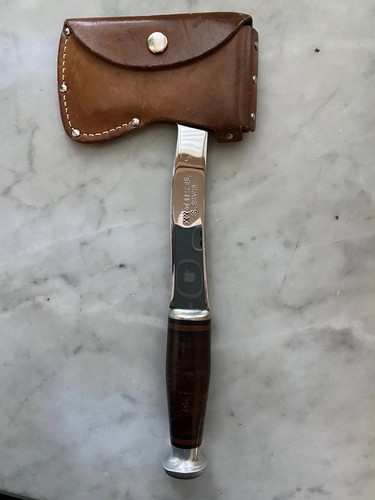 Vintage Case Tested XX Hatchet With Orig Leather Sheath Very Nice ...