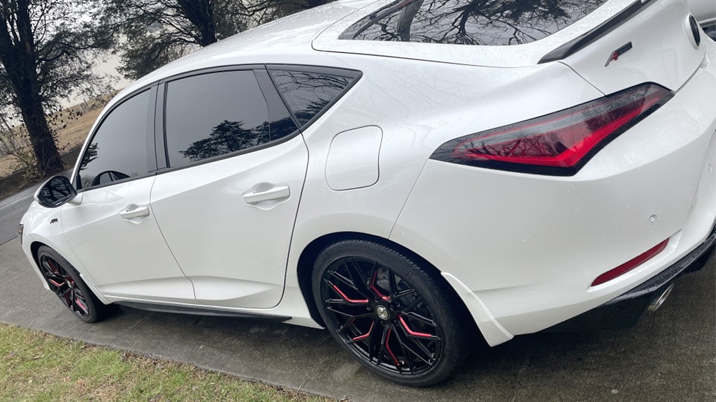 18x8"Shift Wheels Spring Gloss Black with Candy Red Milled Rims | eBay