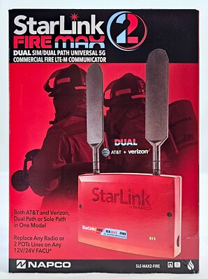 StarLink Dual SIM/Dual 5G Commercial Fire Alarm LTE-M Communicator SLE ...