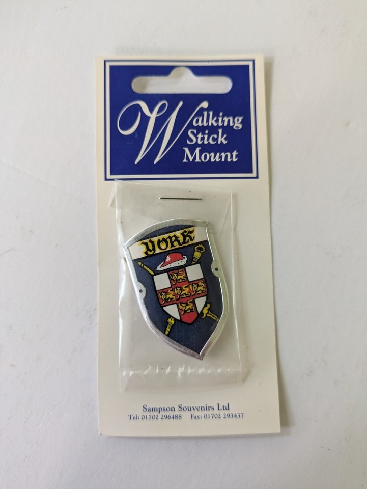 WALKING STICK BADGE / MOUNT - You Pick - NEW OLD STOCK - UK / EUROPE | eBay