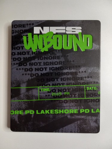 **NO GAME** NFS - Need For Speed: Unbound (PS5) Steelbook Only with ...