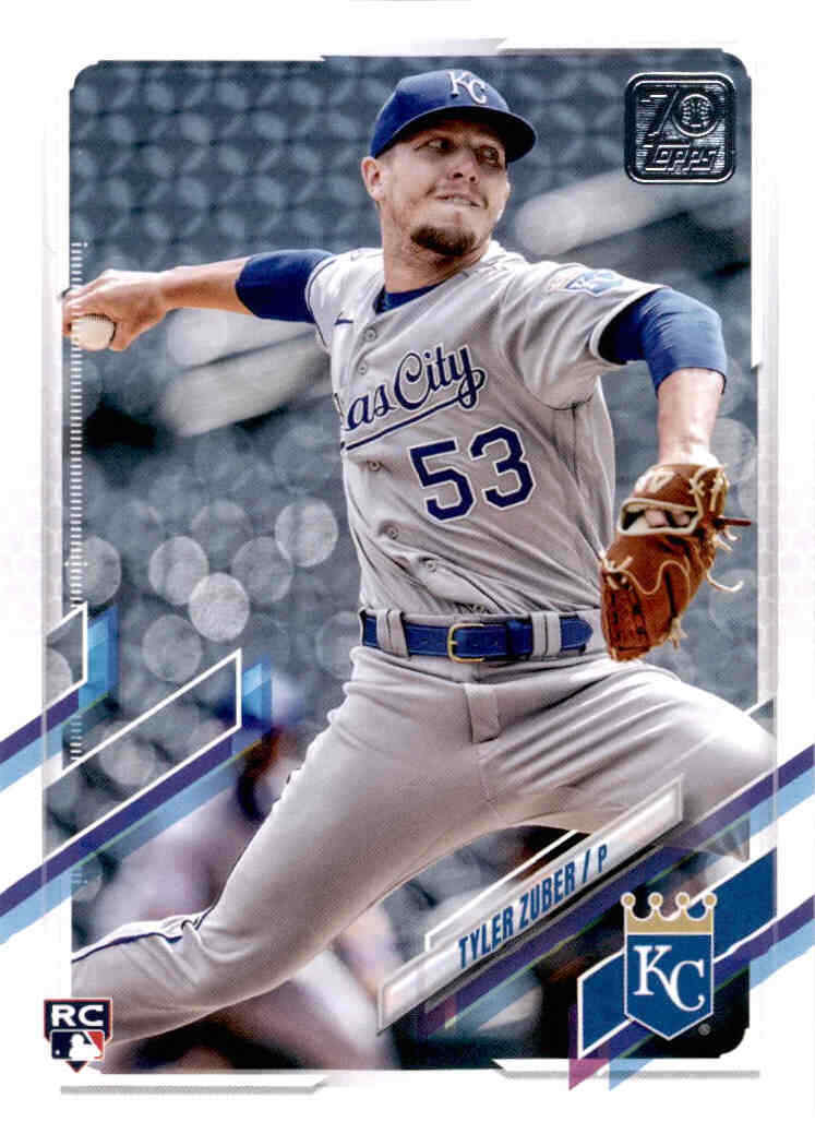 2021 Topps Update US81 Tyler Zuber Rookie Card Royals RC | eBay
